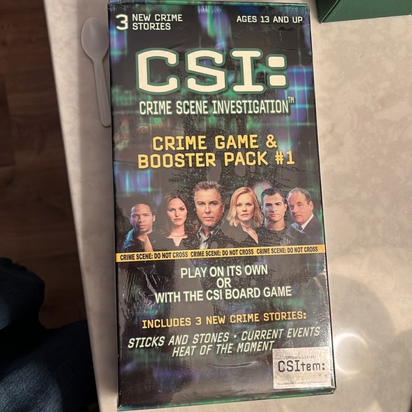 CSI | Other | Csi Crime Scene Investigation Crime Game And Booster Pack ...